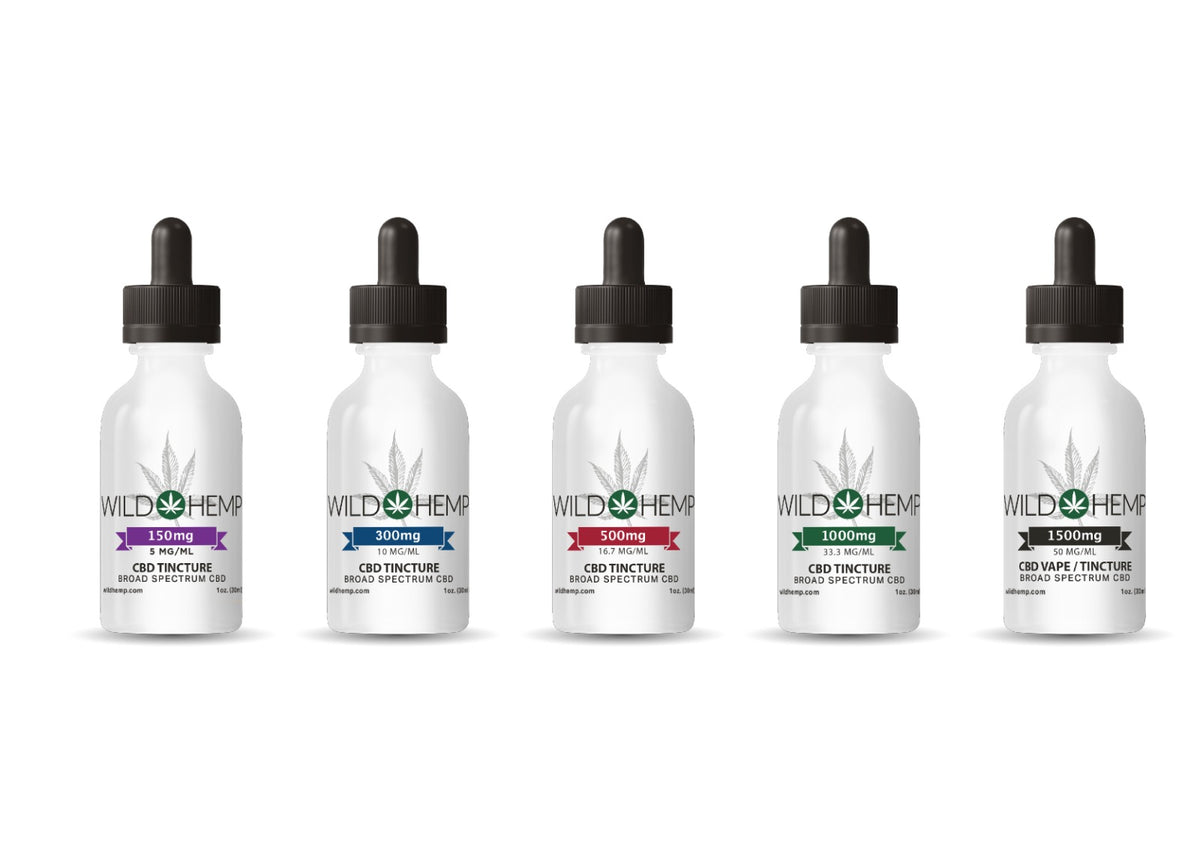 Hemp CBD Tincture & Vape Oil 150 mg – Wild Hemp